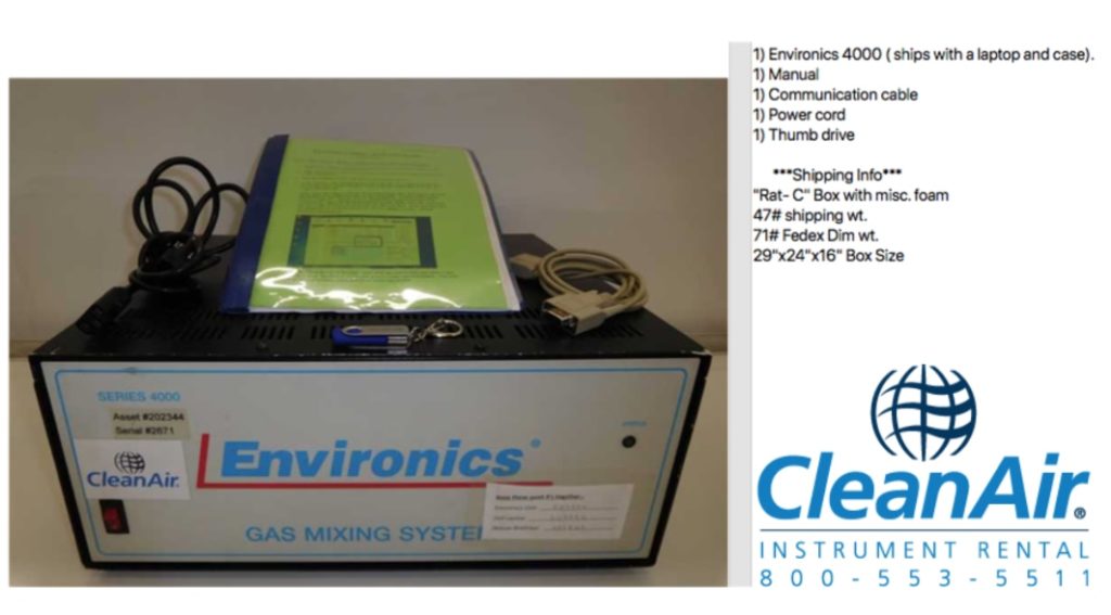 Calibration Equipment | CleanAir Engineering