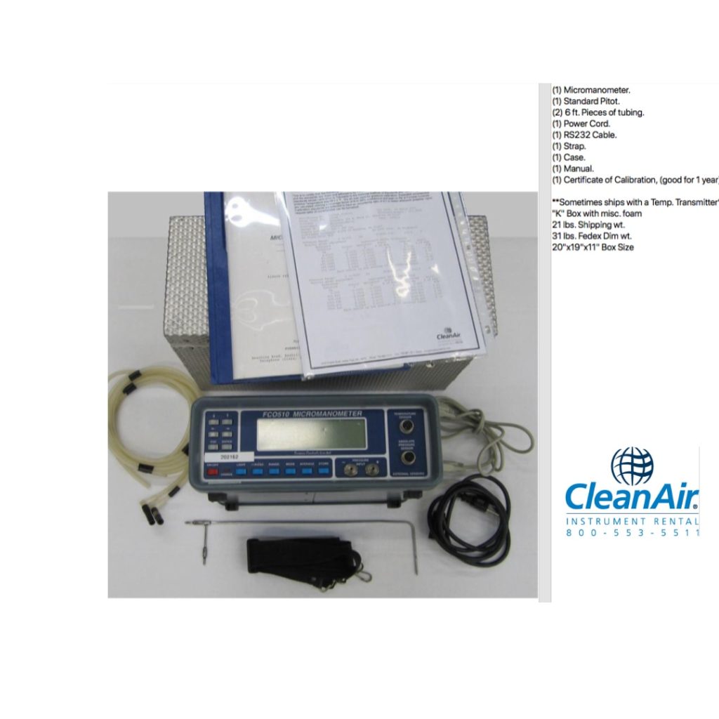 Flow, Pressure, and Temperature | Page 3 of 4 | CleanAir Engineering