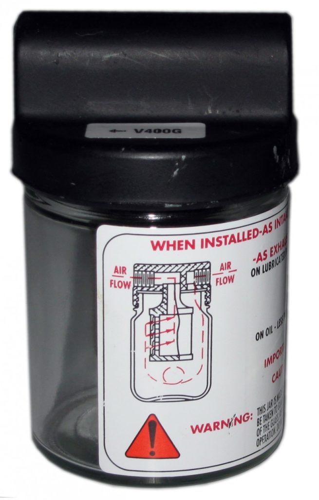 Gast Small Oil Jar and Large Exhaust Jar Assembly | CleanAir Engineering